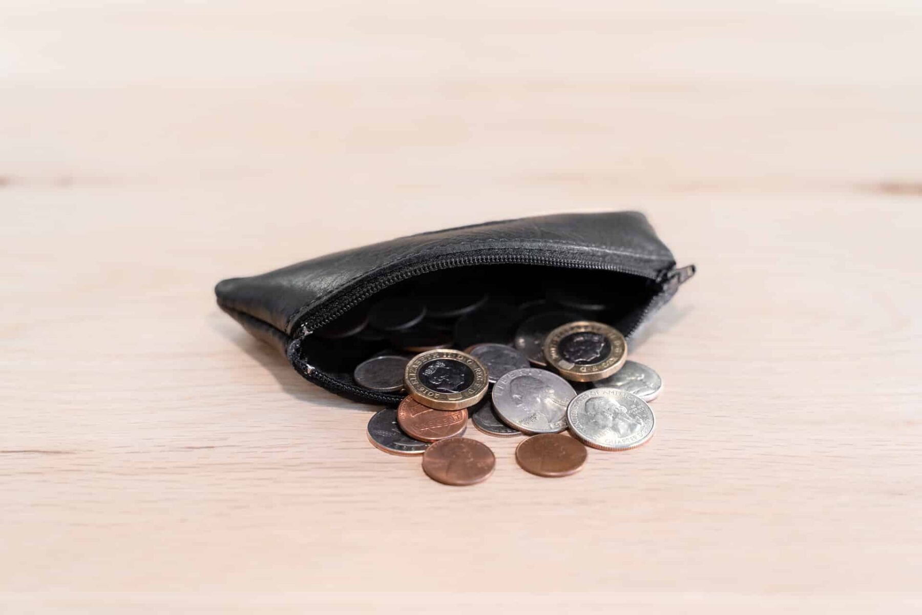 Leather Coin Purse With Zipper | Buffalo Billfold Company