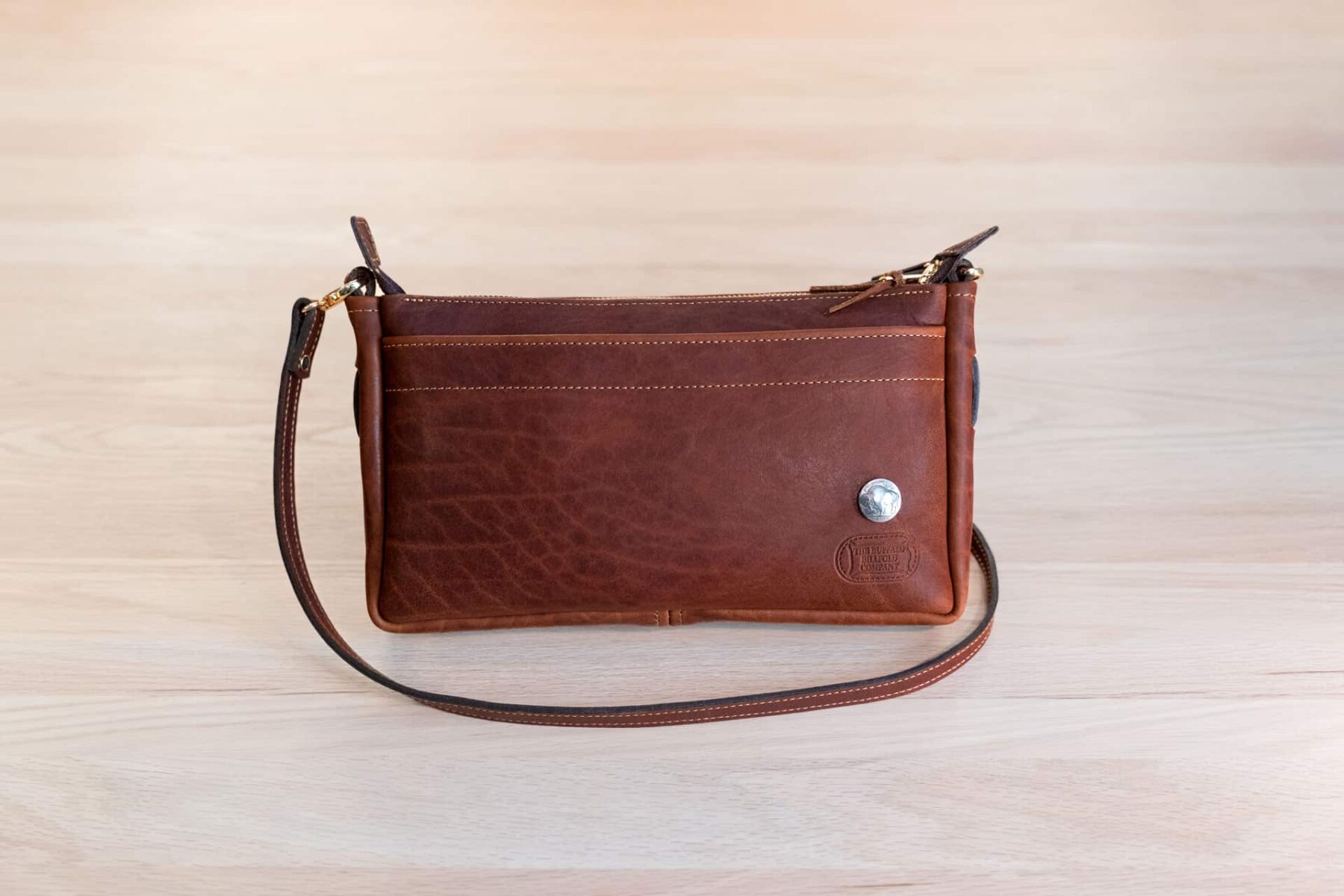 Leather Purses: KW Buffalo Leather Purse - Cross Body Purse