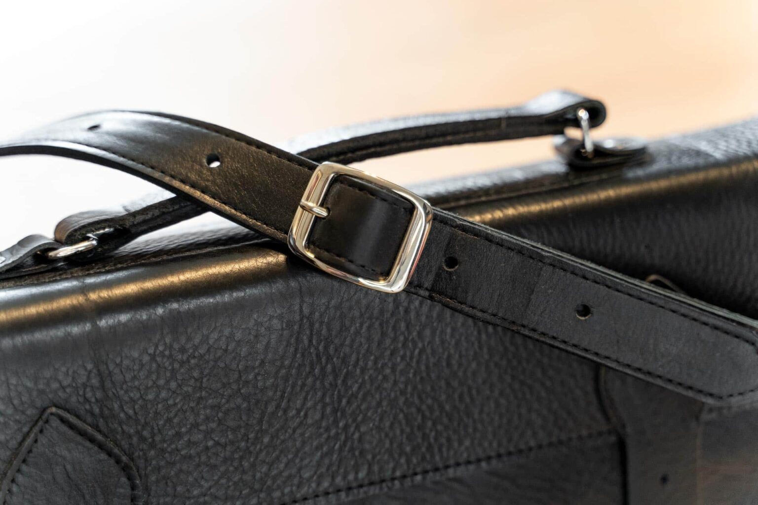 Leather Attache Case - Shoulder Strap - Mens - Buffalo Billfold Company