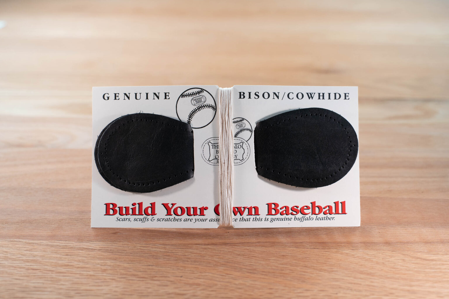 Leather Baseball Kit - Handmade Leather Baseball - Made In USA