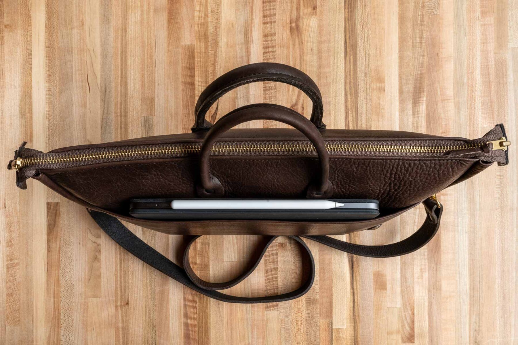 Vintage Leather Briefcase - Made In USA | Buffalo Billfold Company