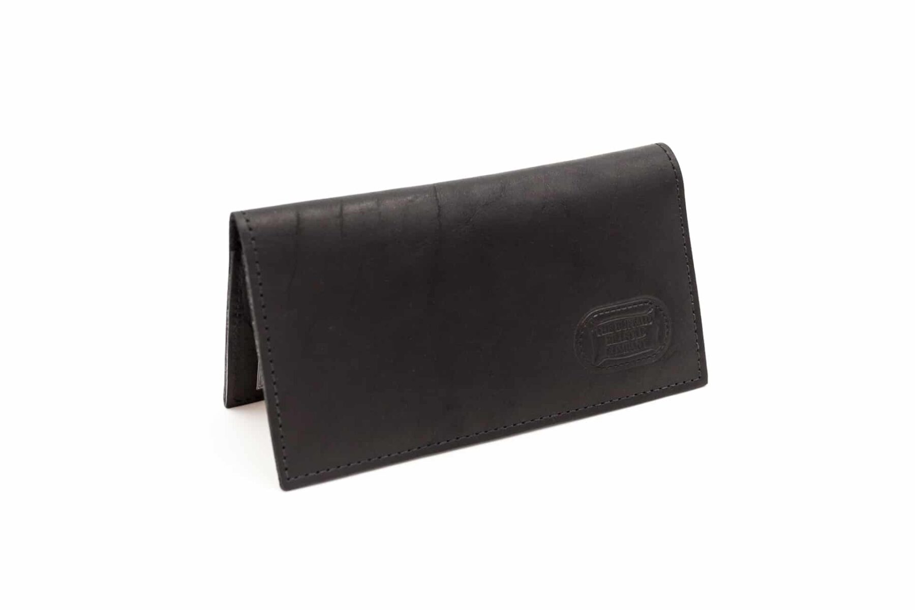 Checkbook Cover - Black Leather Checkbook Holder | Buffalo Billfold Co