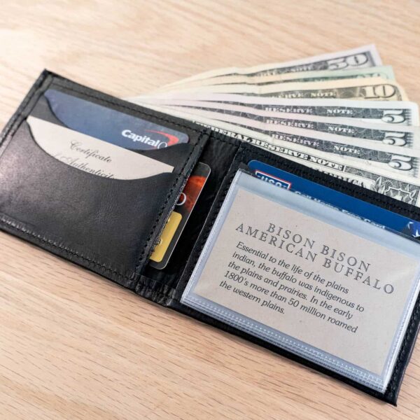 Buffalo Leather Wallets & Billfolds - Made In USA - Handmade Since 1972