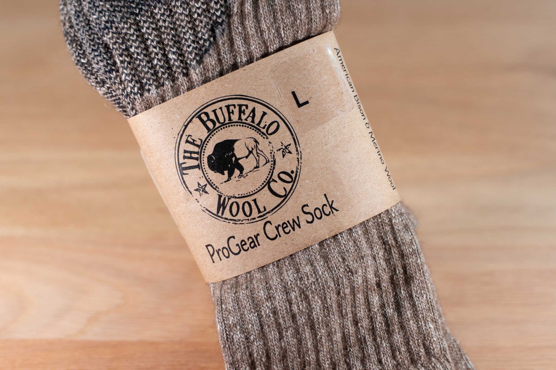 Buffalo Wool Socks - American Bison Wool - Made In USA - Premium Bison ...