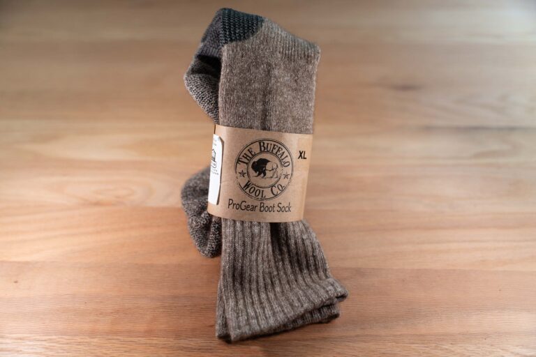 Buffalo Wool Socks - American Bison Wool - Made In USA - Premium Bison ...