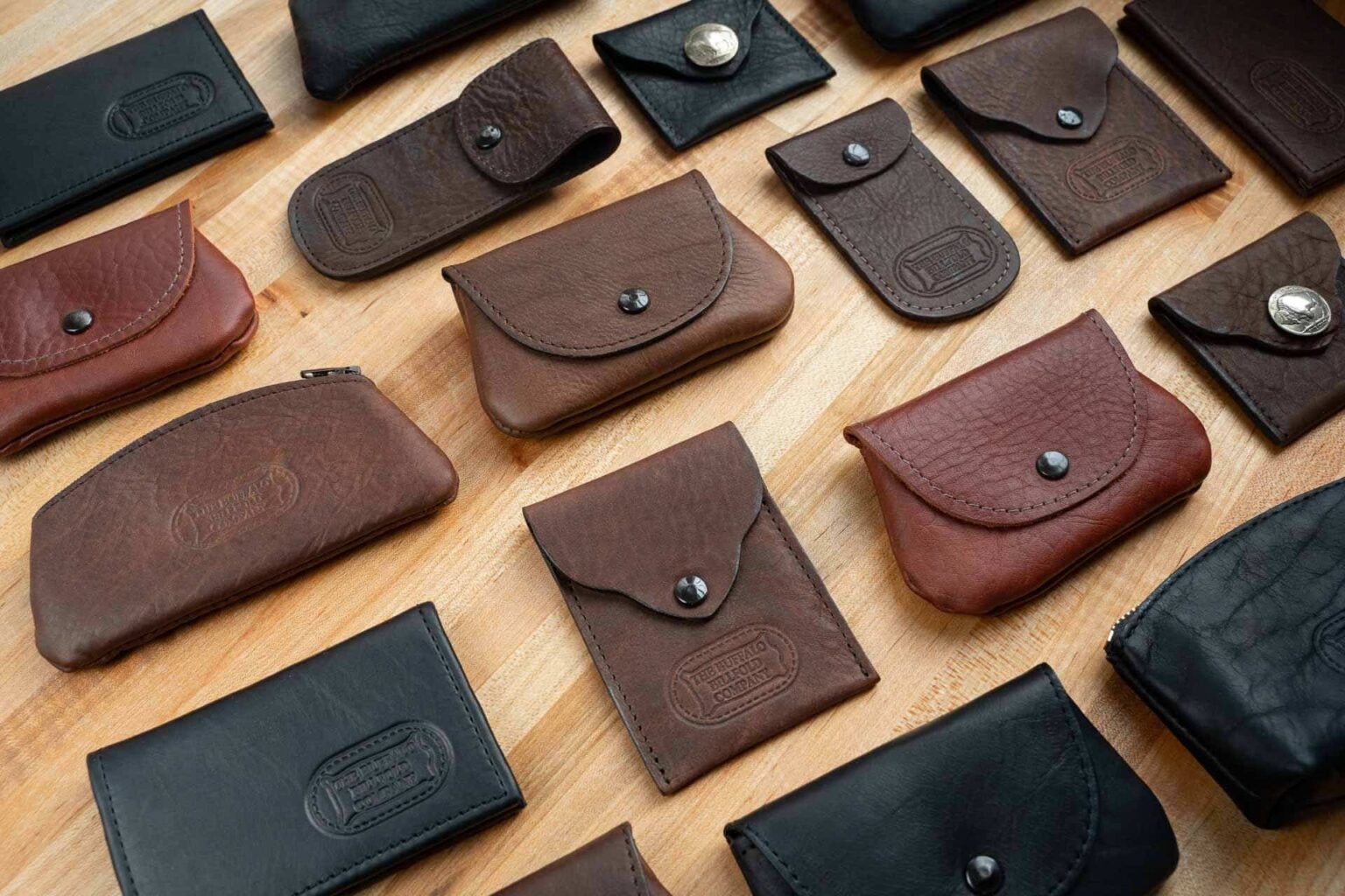 Leather Coin Cases & Coin Purses | Buffalo Billfold Company