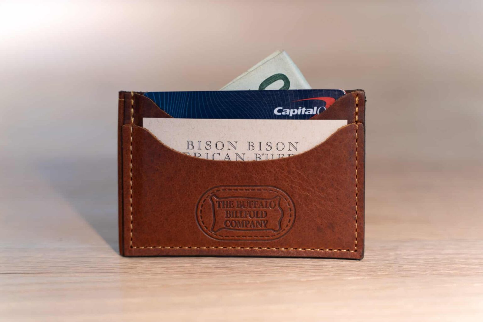 Handmade Leather Front Pocket Wallet | Buffalo Billfold Company