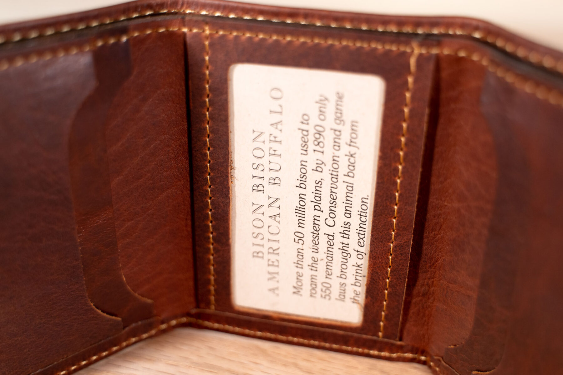 Mens Leather Trifold Wallet - ID Window - Made In USA - Black, Brown ...