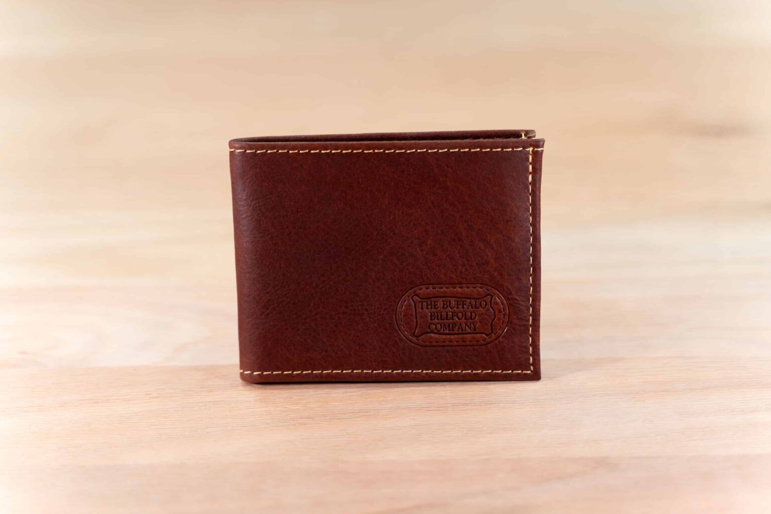 Leather Bifold Wallet With ID Window | Buffalo Billfold Company