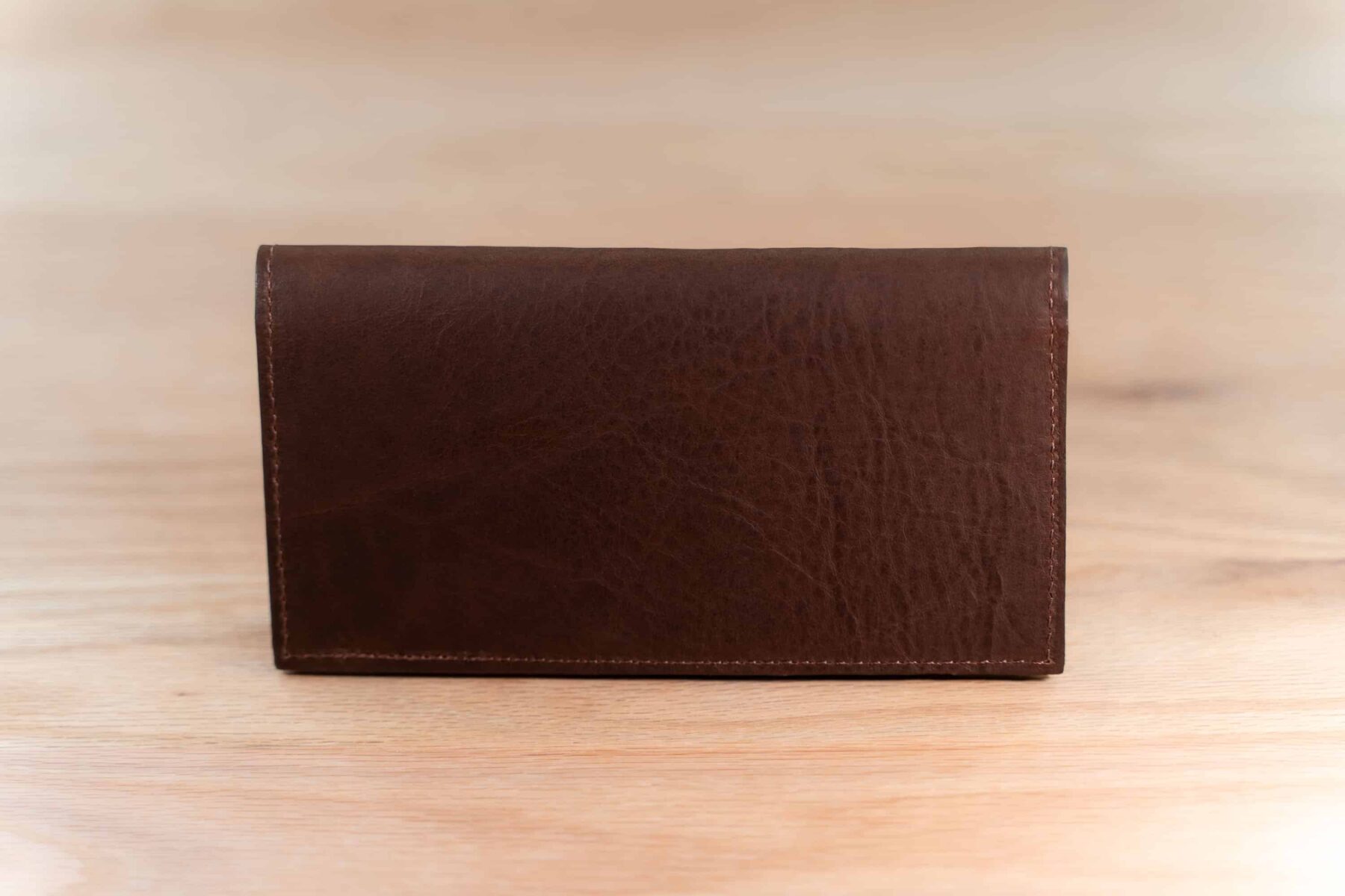 Leather Checkbook Cover With Bill Holder | Made In USA