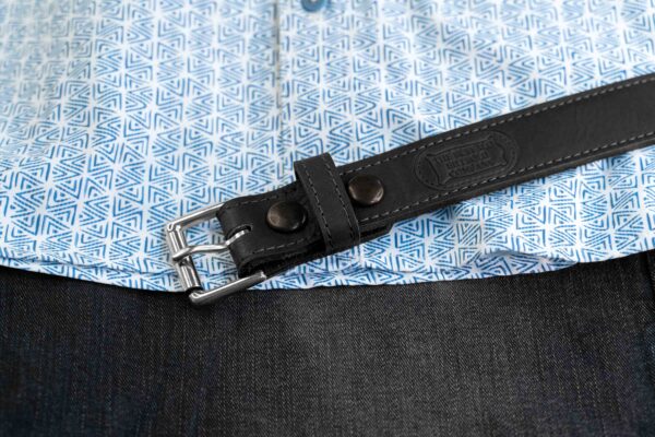 Bison Leather Belt – Made In USA, Full Grain Leather